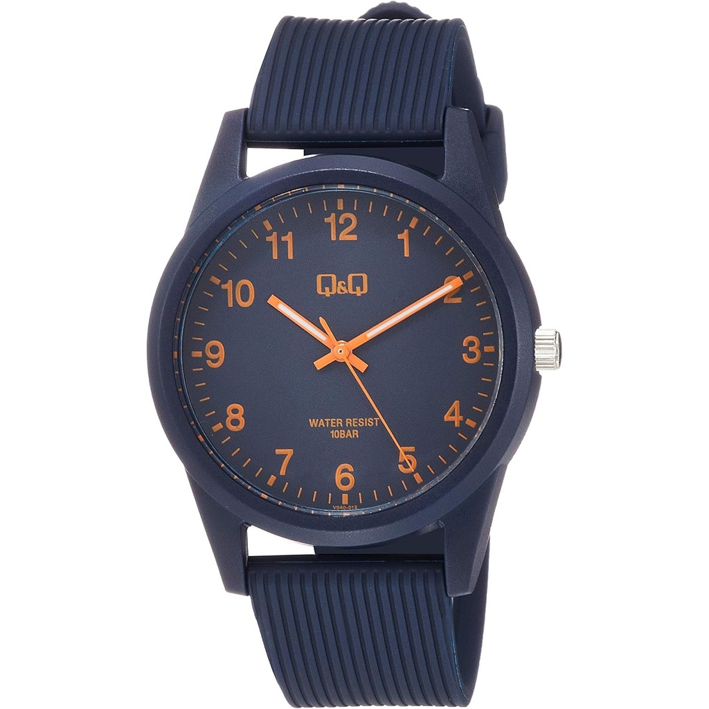 Citizen Q&Q Wristwatch, Analog, Waterproof, Urethane Strap, navy ...