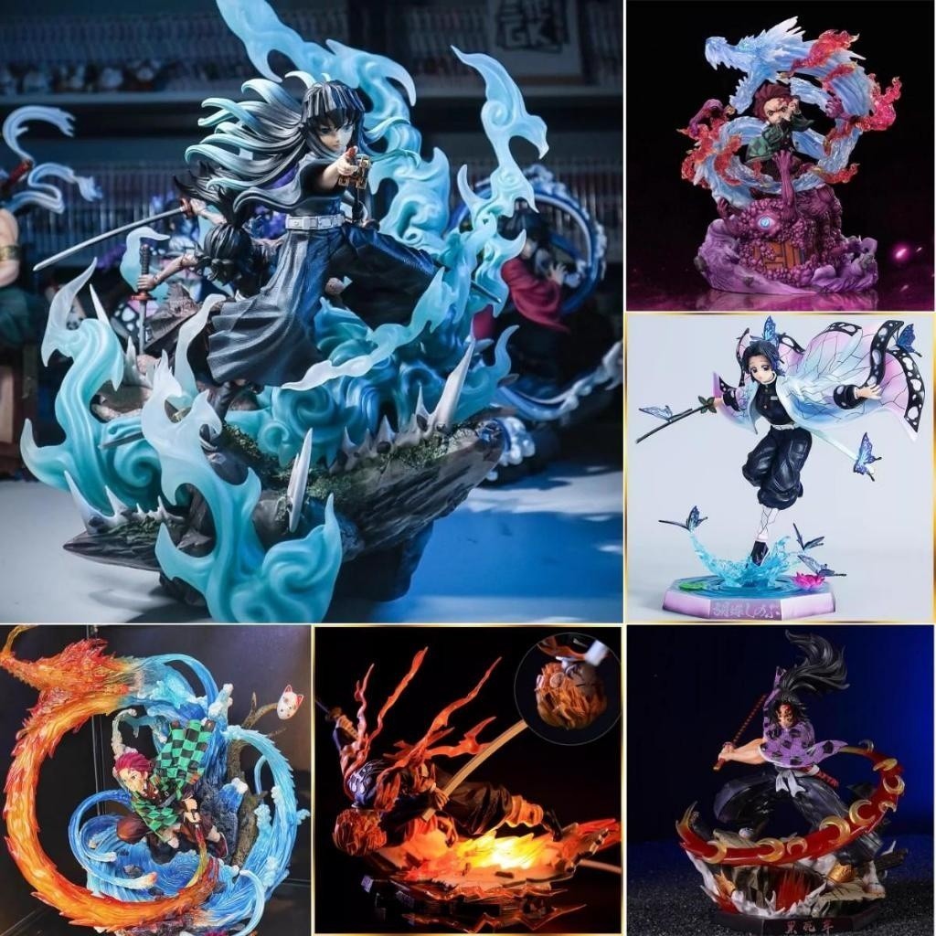 Mystery Box Blind Box Demon Slayer Figure Agatsuma Zenitsu Kokushibou ...