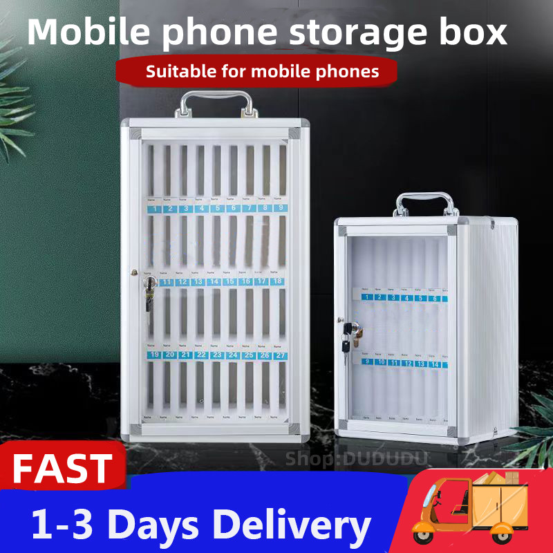 Transparent Lockable Mobile Phone Safe Box for Factory Workers Students ...