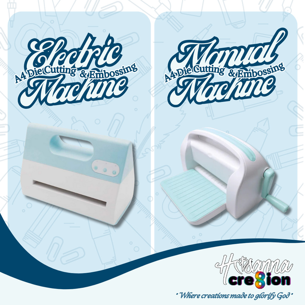 MANUAL & ELECTRIC A4 DIE CUTTING & EMBOSSING MACHINE | Shopee Philippines