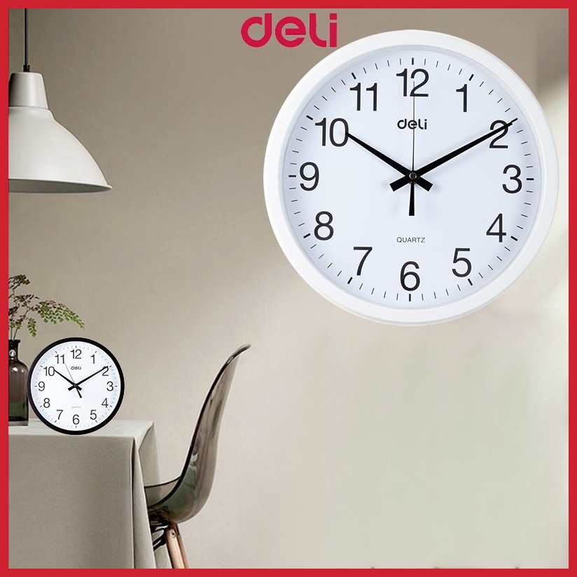 Deli;p|Wall,Ik*Clock^dX/12inch$SF/Nordic^Ee$Clock/ak^Silent$El/Diy^am ...