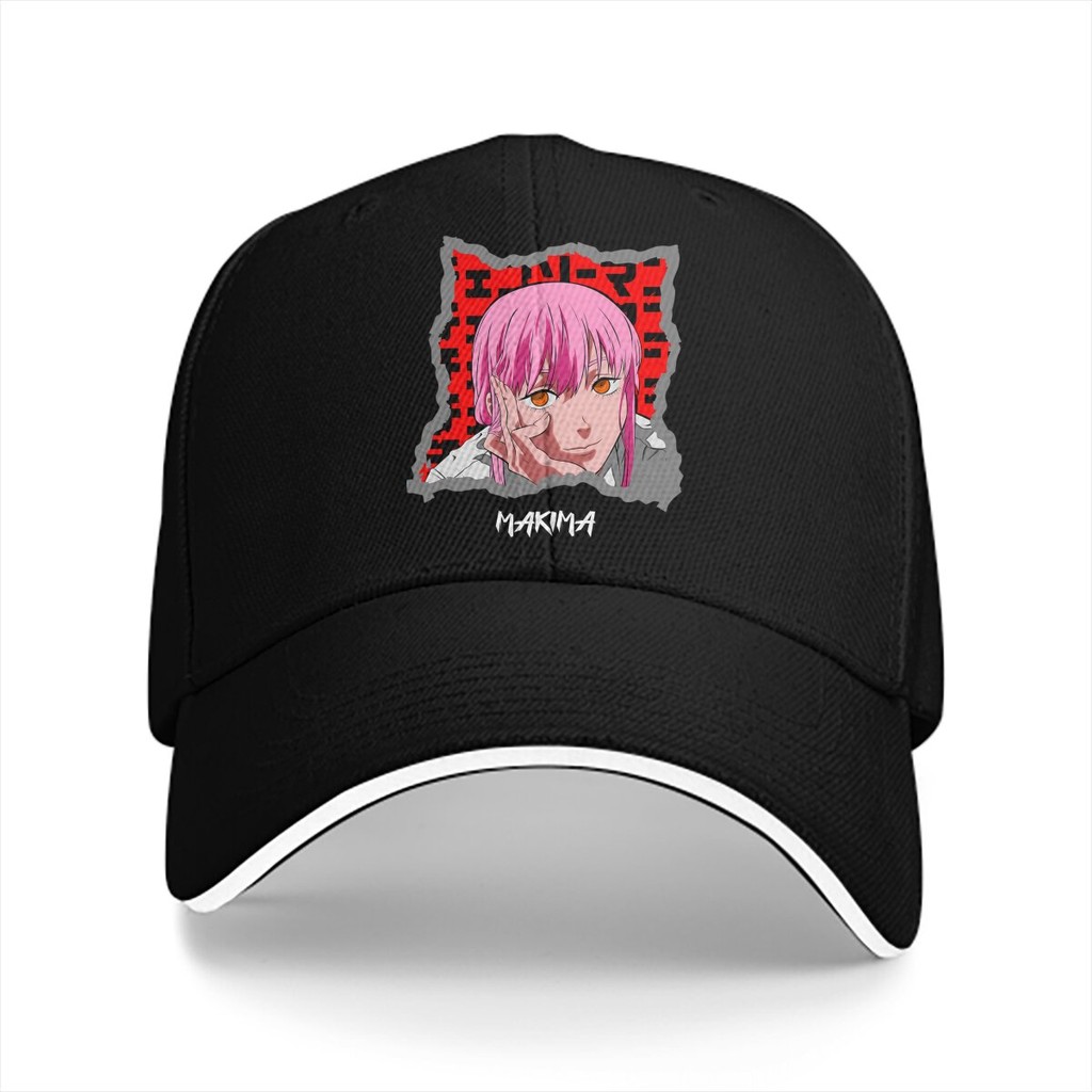 Chainsaw Makima Man Cartoon Multicolor Hat Peaked Cap Makima Classic ...