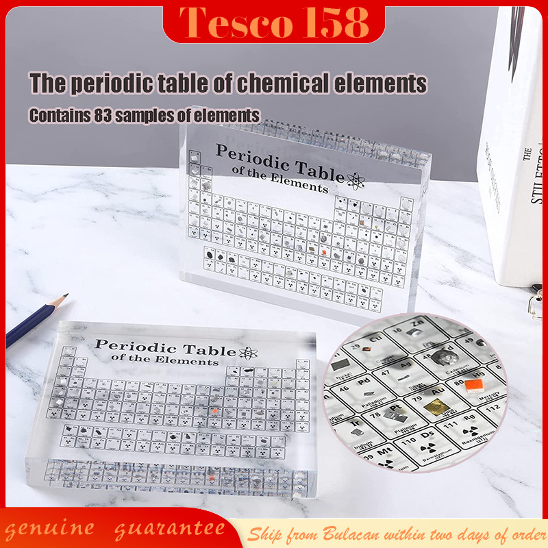 Clear Periodic Table Study - Periodic Table - Chemical Element Display ...