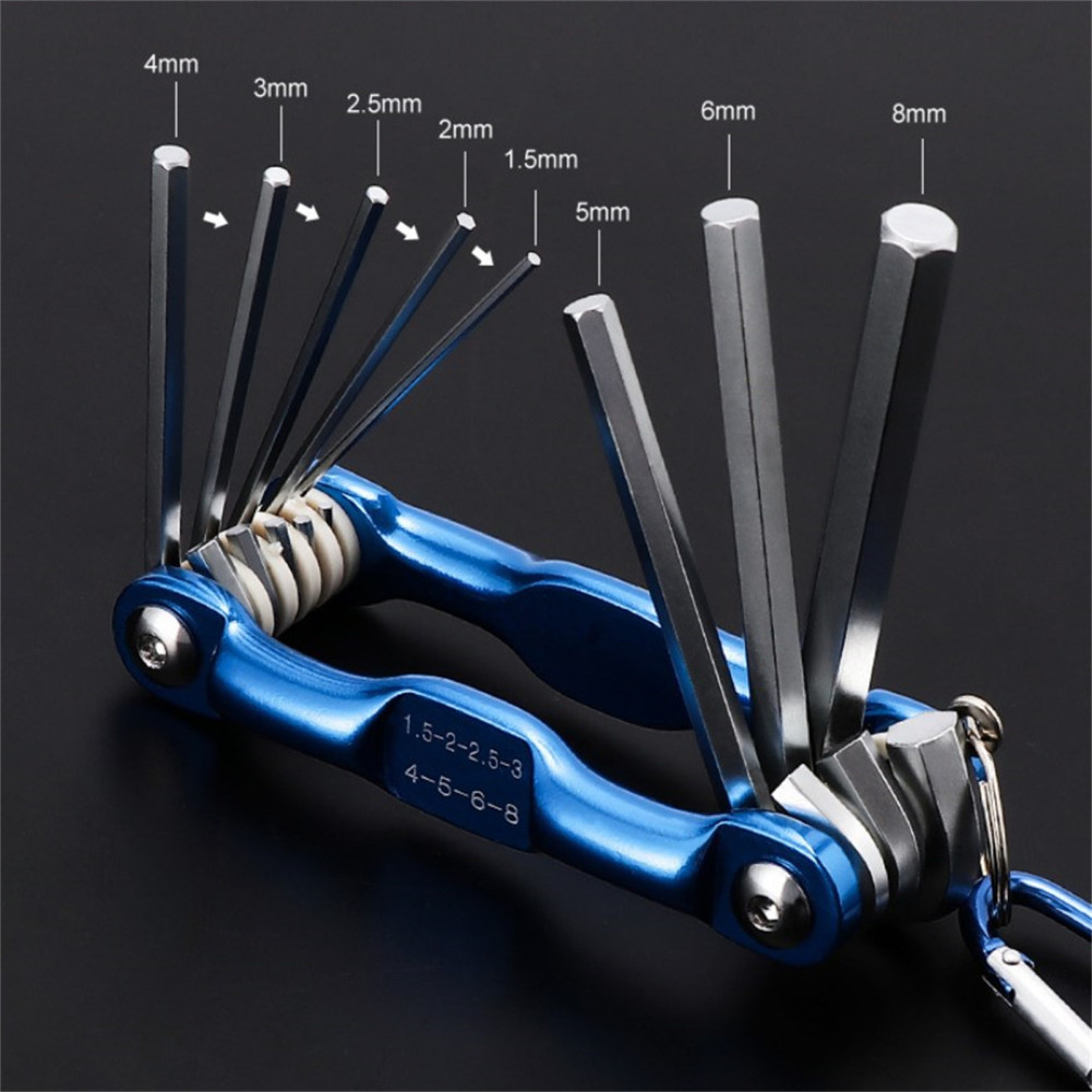 Folding Allen Wrench Set Metric Folding Key Set Metric Allen Wrench Set ...