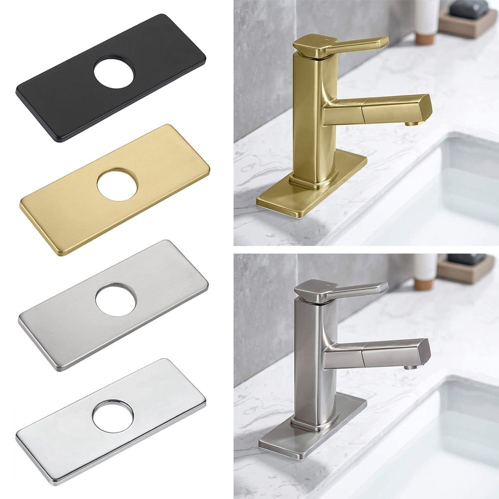 Plate Sink Base Faucet Deck Plate Faucet Plate Hole Cover Bathroom ...