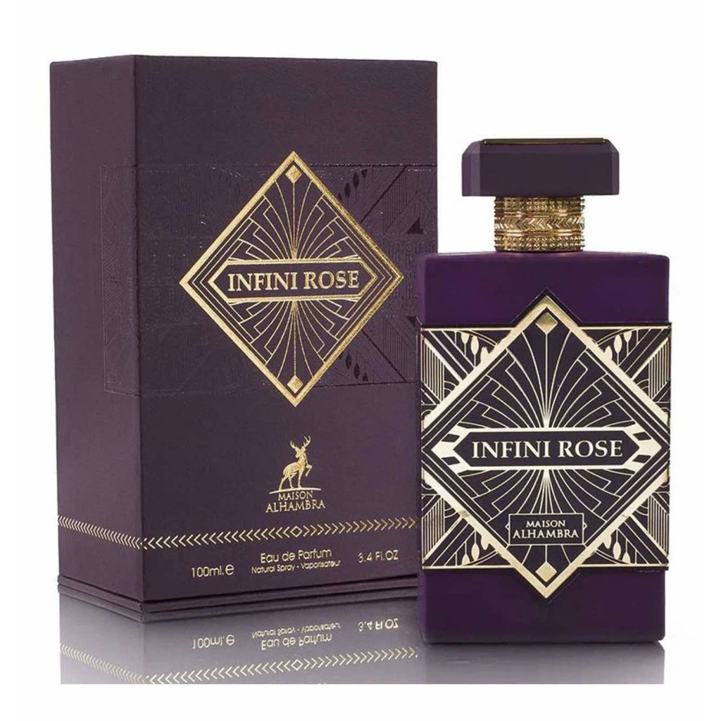 Maison Al Hambra Infini Rose Perfume For Unisex EDP 100ml | Shopee ...