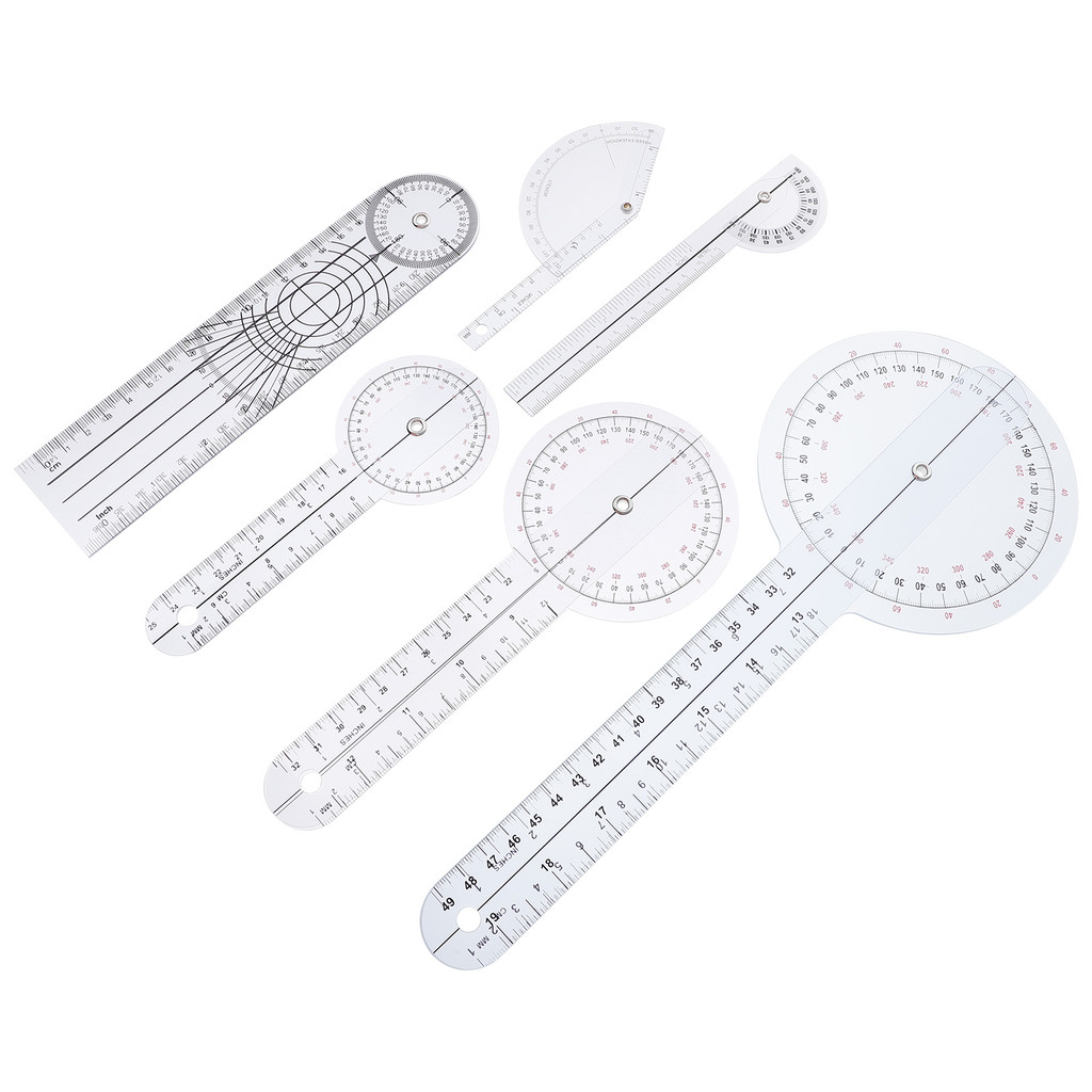 Goniometer Physical Therapy Angle Ruler Measurement Tool 360 Degree ...