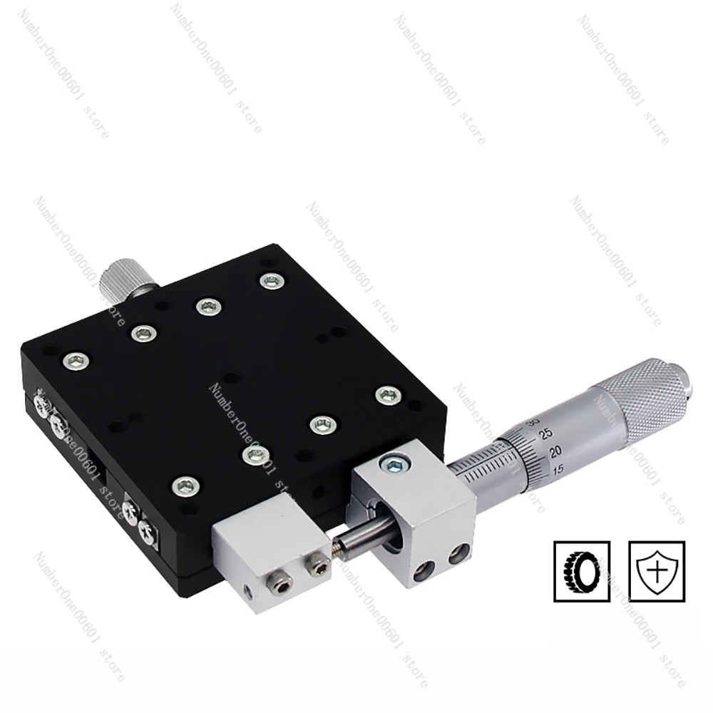 X Axis 0.01MM Precision Optical Sliding Platform Cross Rail Manual ...