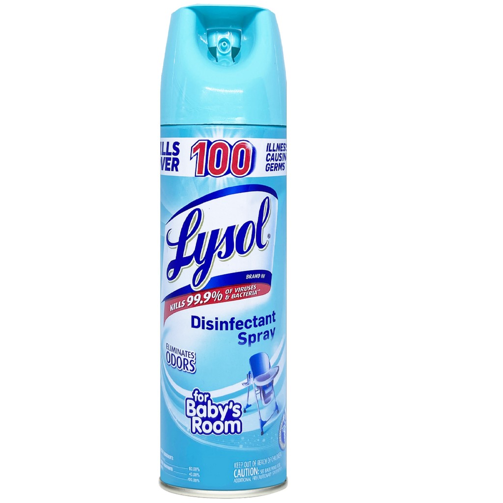 LYSOL Disinfectant Spray Baby's Room 510G | Shopee Philippines