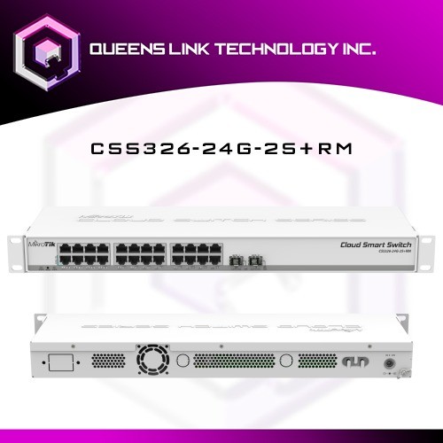 Mikrotik CSS326-24G-2S+RM Cloud Switch Series | Shopee Philippines