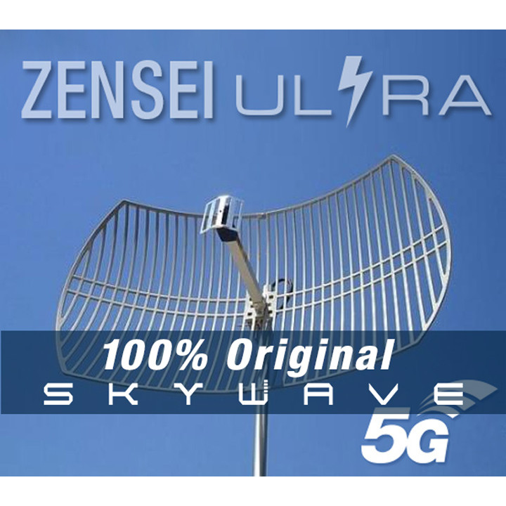 UPLift SkyWave Zensei Ultra Parabolic Antenna 24dbi 1790-2170Mhz for Globe Smart Sun 5G 4G LTE ...