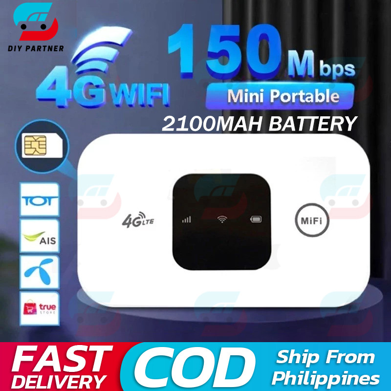 4G LTE Pocket WiFi Openline Hotspot Router Modem Universal Sim Card ...