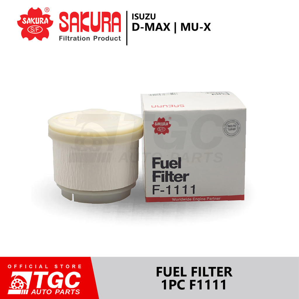 Sakura Fuel Filter Isuzu Dmax ( D-max ) / Mux ( Mu-x ) 2014 2015 2016 ...