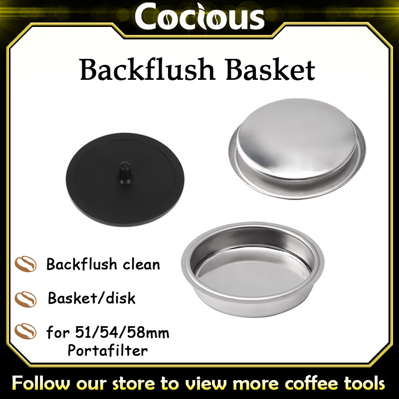 Coffee Backflush Disk Backflush Basket Blind Filter Basket Clean For ...
