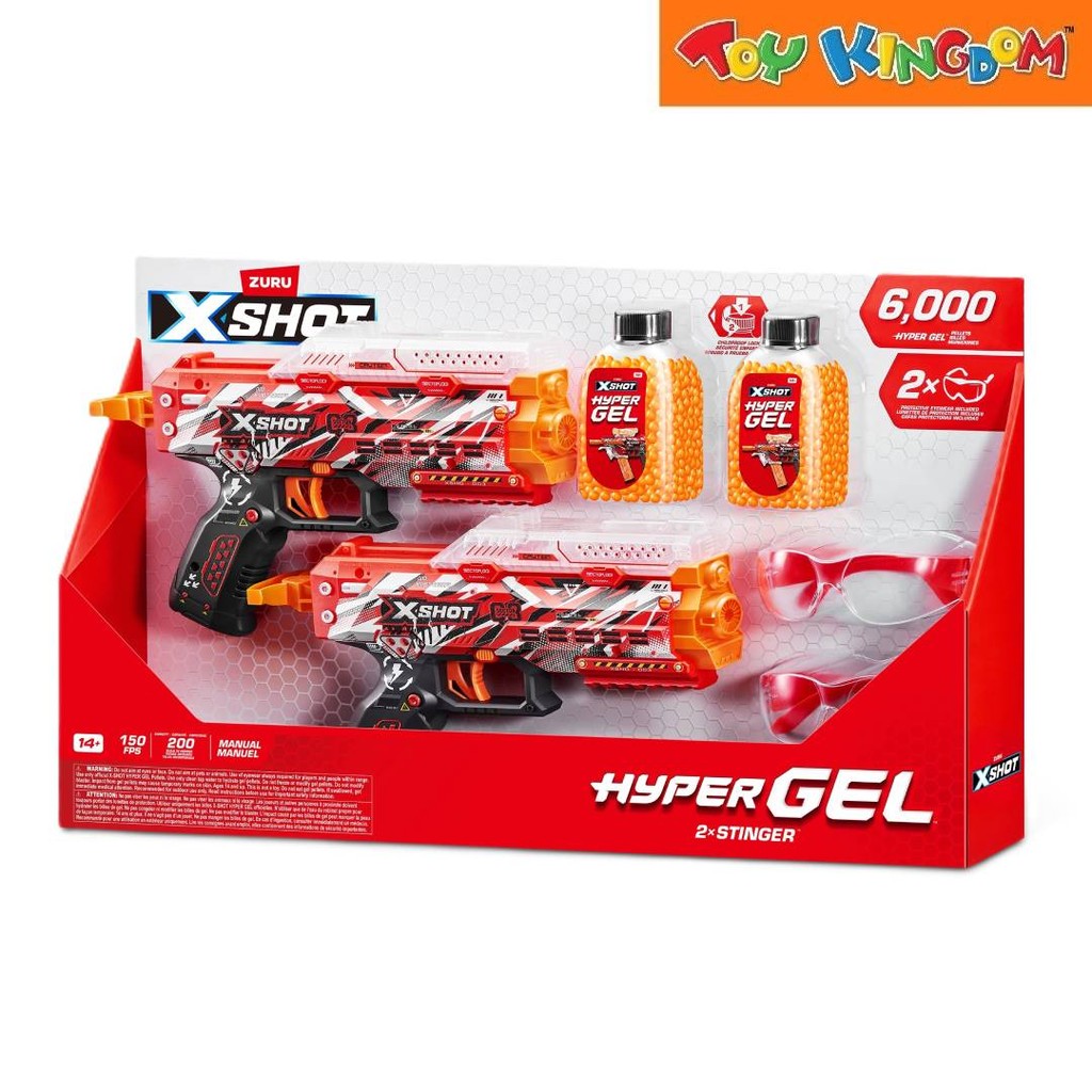 X-Shot Hyper Gel 2 x Stinger Blaster | Shopee Philippines