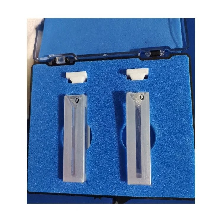 10mm Path Length 1ml Laboratory chemistry analyze quartz cuvette ...
