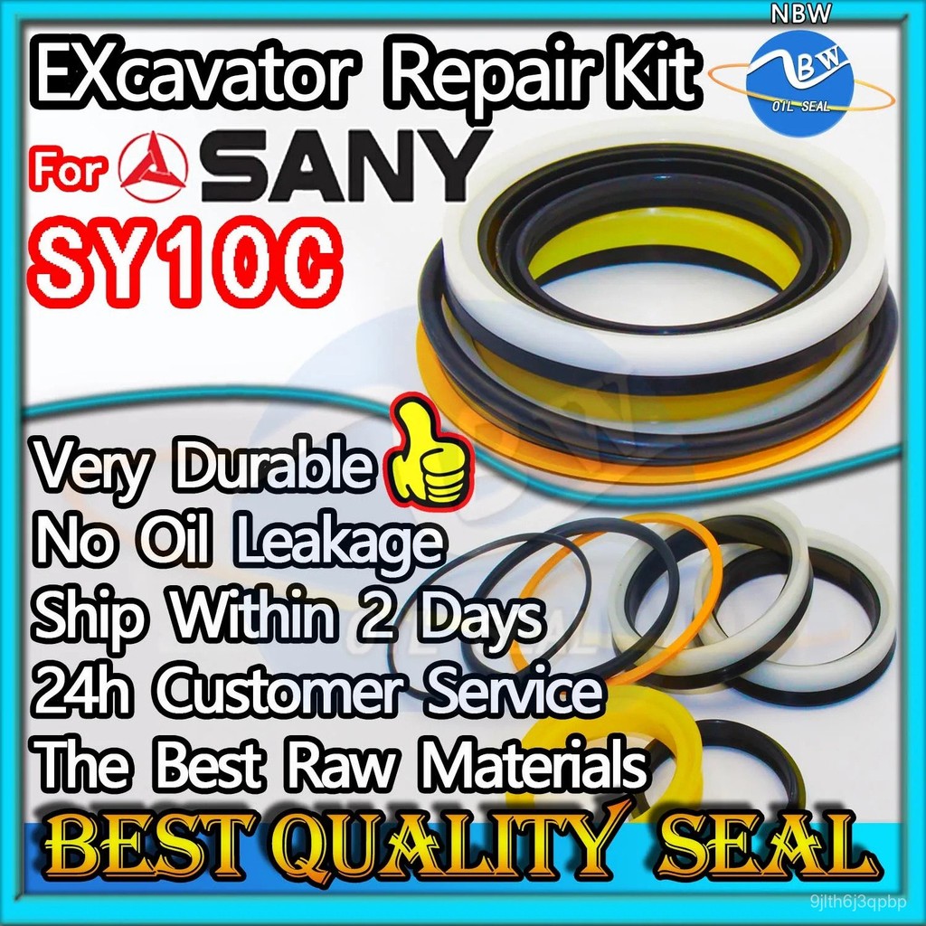 For Sany SY10C Seal Kit Excavator Repair Oil High Quality Control Pilot ...
