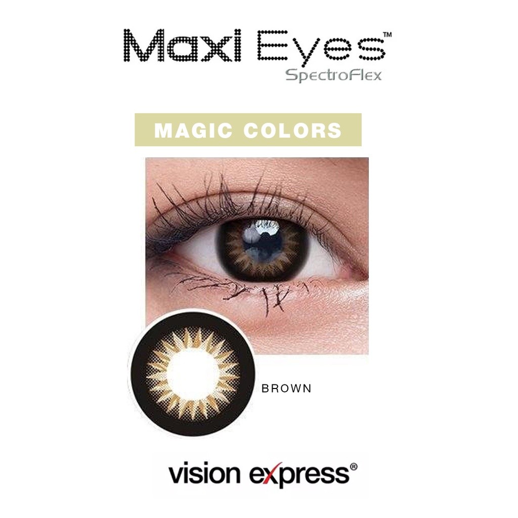 Vision Express Maxi Eyes Magic Series Colored Graded Contact Lenses ...