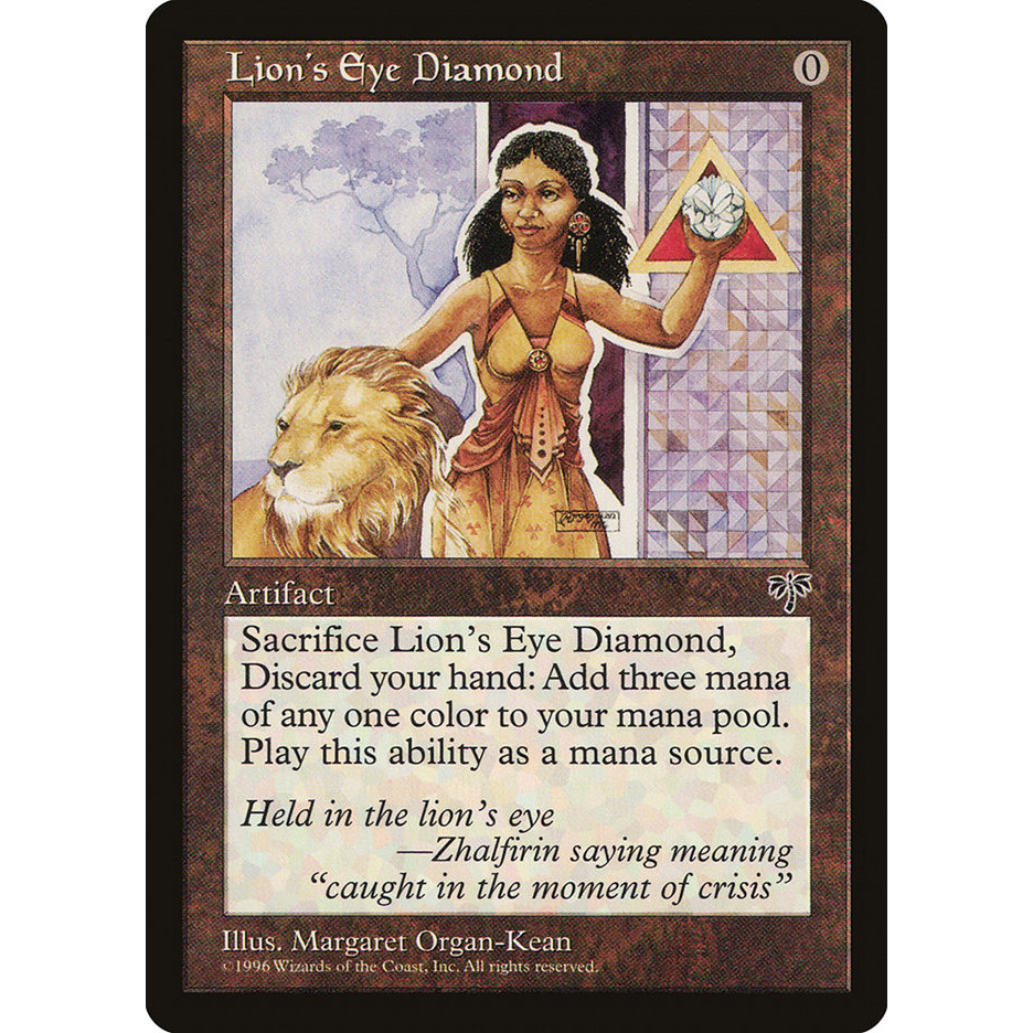 MTG Proxy Card - Lion's Eye Diamond | Mirage (MIR) | Shopee Philippines