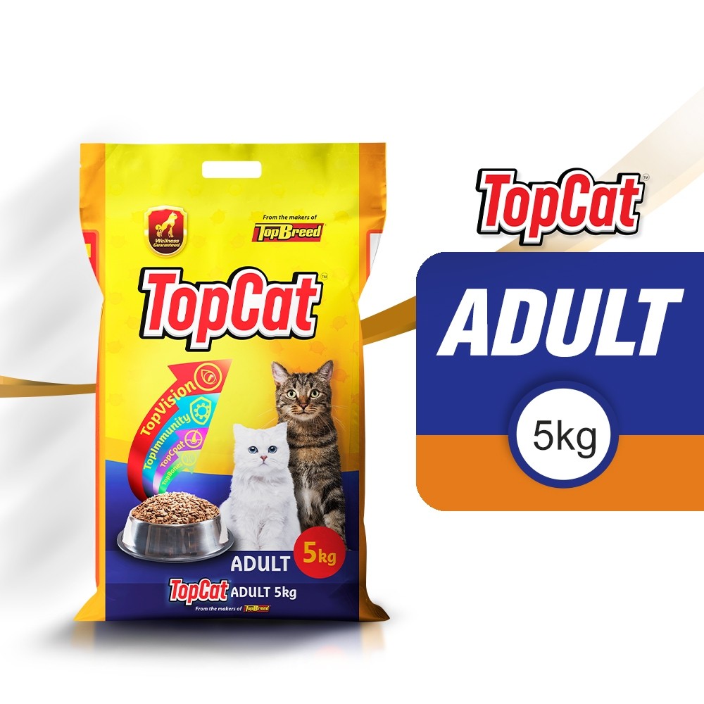 TopCat Adult Cat Meal Dry Cat Food 5kg | Shopee Philippines