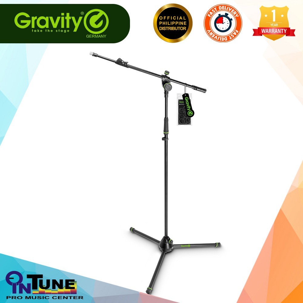 GRAVITY GMS4322B Microphone Stand with Folding | Shopee Philippines