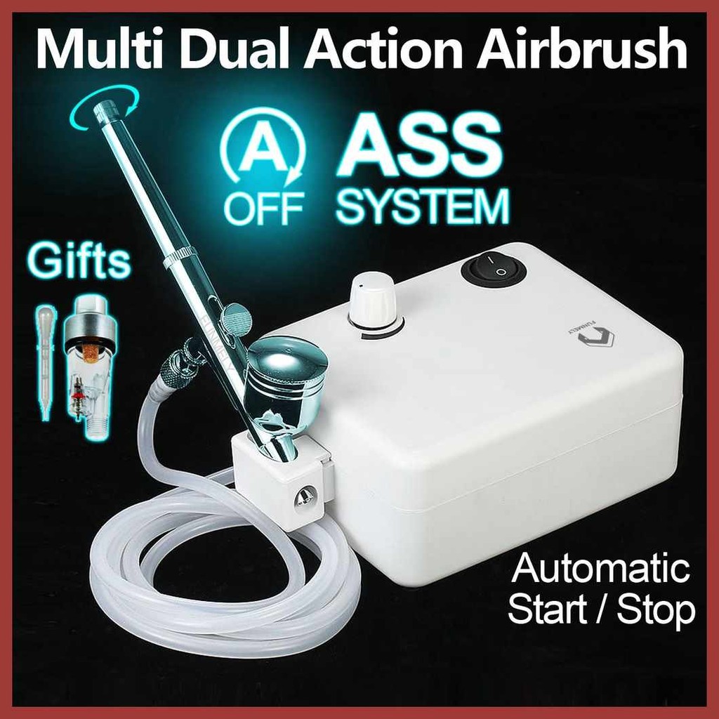 Multi-purpose?t}Dual#R_Action+c@D@Airbrush+sc@Mini+Lq@Air+oF@Compressor ...