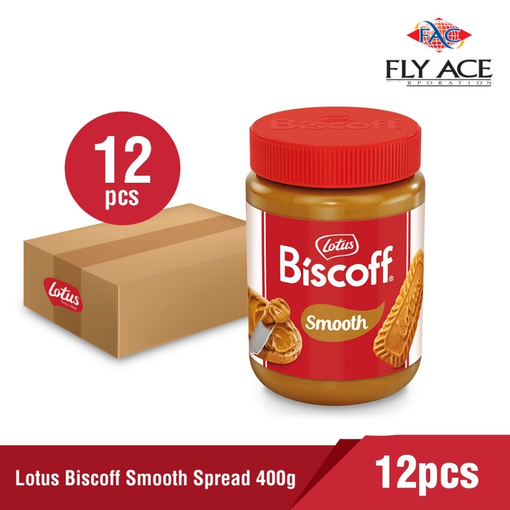 Lotus Biscoff Spread Smooth 400g x 12 | Shopee Philippines