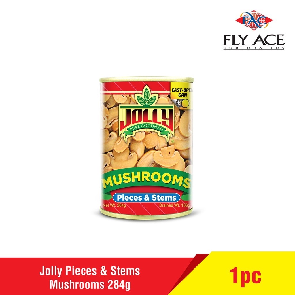 Jolly Pieces & Stems Mushroom 284g | Shopee Philippines