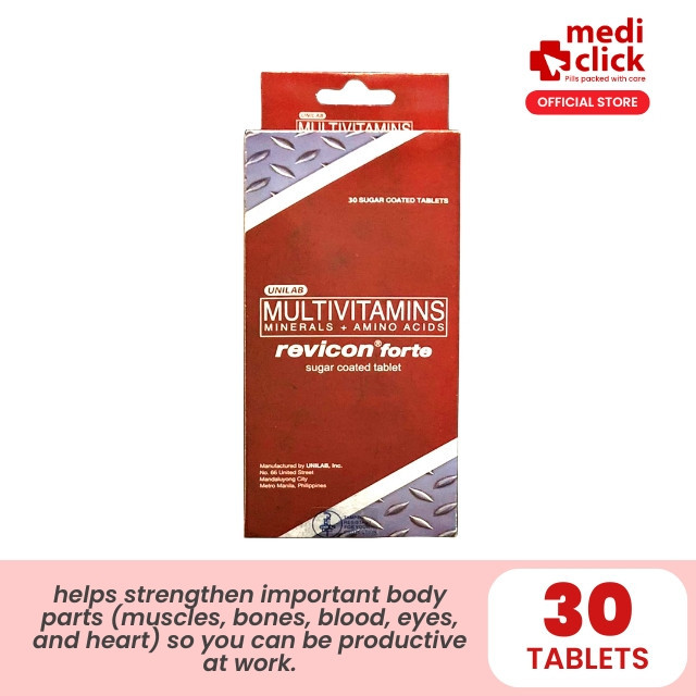 Revicon Forte (30 Tablets) - 1 BOX | Shopee Philippines