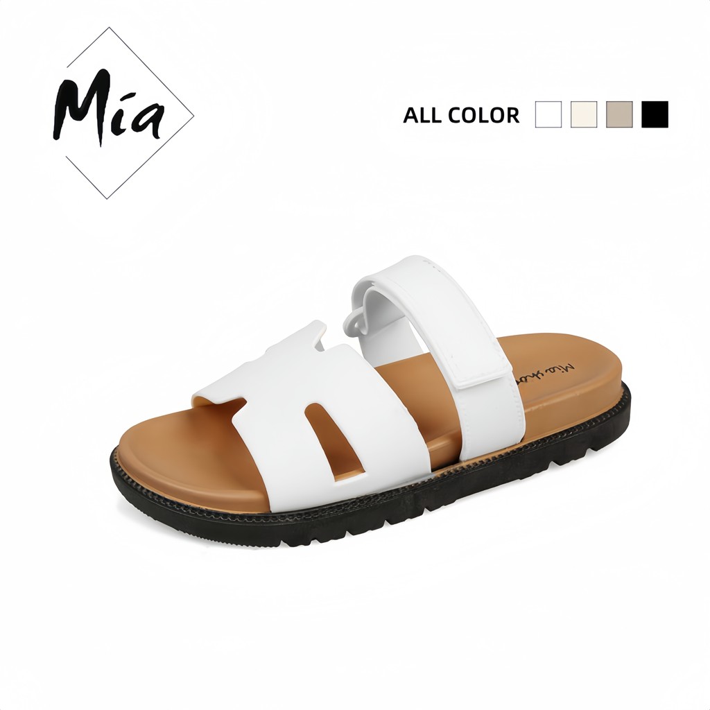 MIA Sandals For Women Magic Buckle Adjustable Strap New Style | Shopee ...