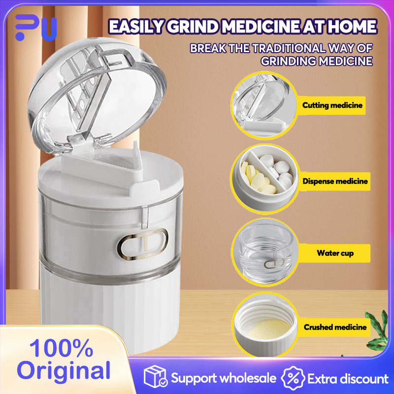 Medicine cutter, medicine grinder, medicine box, slice pills, grind ...