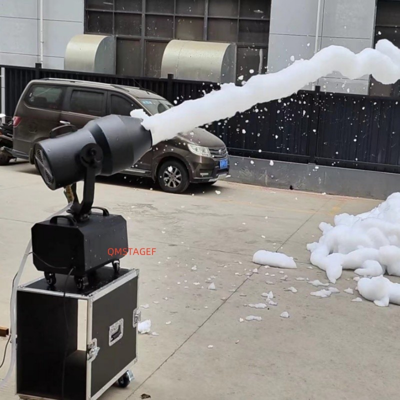 -With Flight Case Packing 2000W Moving Head Cannon Bubble Foam Jet ...