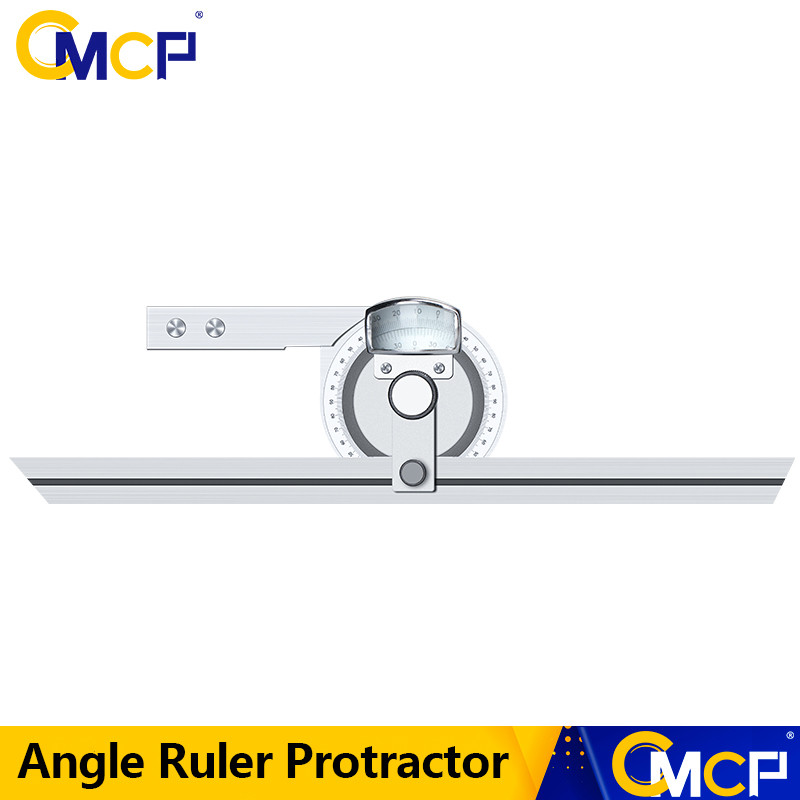 ️CMCP Angle Ruler Protractor Angle Finder Ruler 0-360 Dgeree Measuring ...