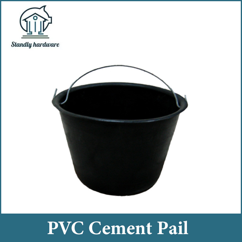 PVC Cement Pail Balde Pangbuhos Timba 1PCS Heavy Duty Black Cement ...