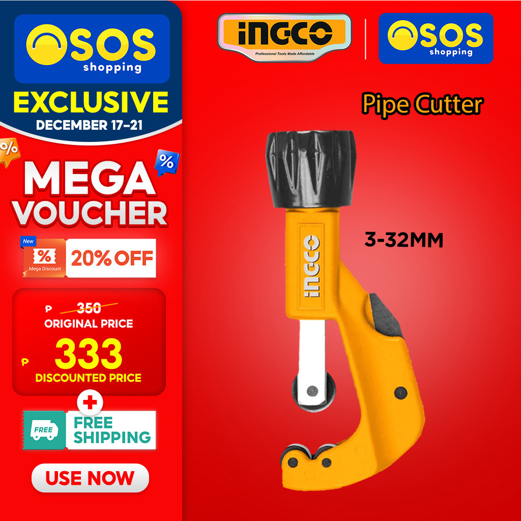 INGCO by OSOS Pipe Cutter 3-32mm HPC0232 | Shopee Philippines