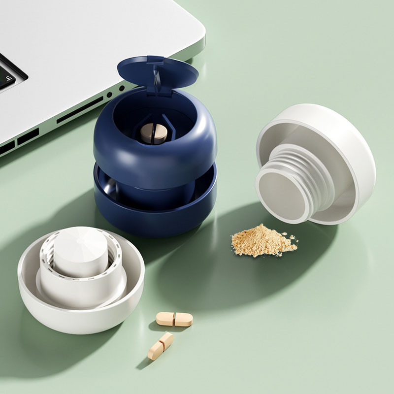 Multifunctional Cutting Pill Box Grinder Cutter Tablet Portable Pill ...