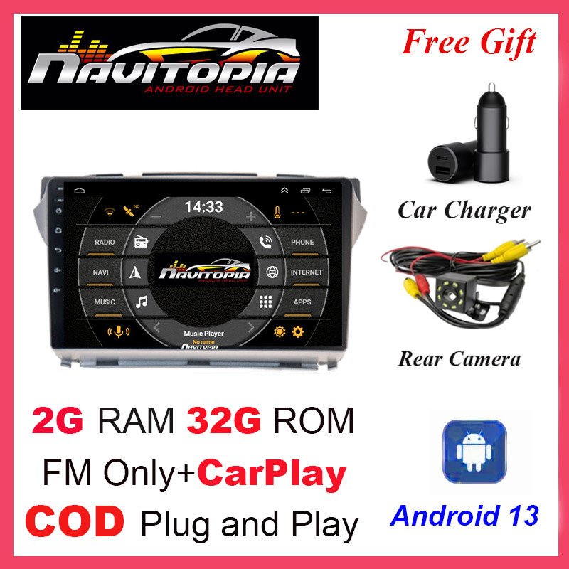 NAVITOPIA Android 13 Car Head Unit Monitor with Frame for Suzuki Alto ...