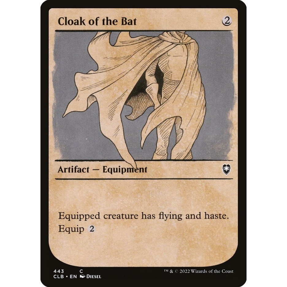Cloak of the Bat foil Commander Legends: Battle for Baldur's Gate CLB ...