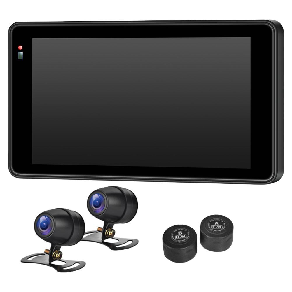 ☽5 Inch Dash Cam Tire Pressure Monitoring Wireless Carplay Android Auto ...