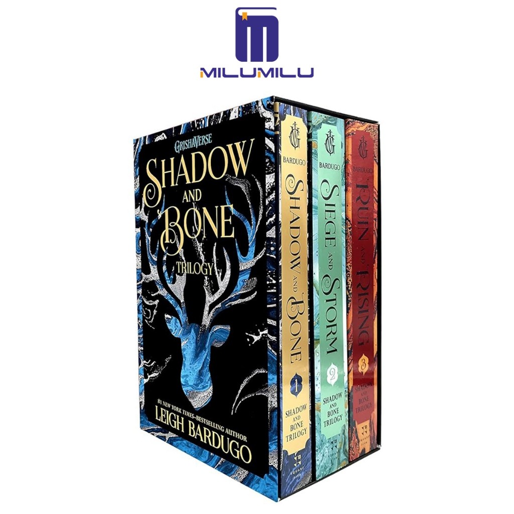 Milu The Shadow And Bone Trilogy Box Set Paperback by Leigh Bardugo Original English Books ...