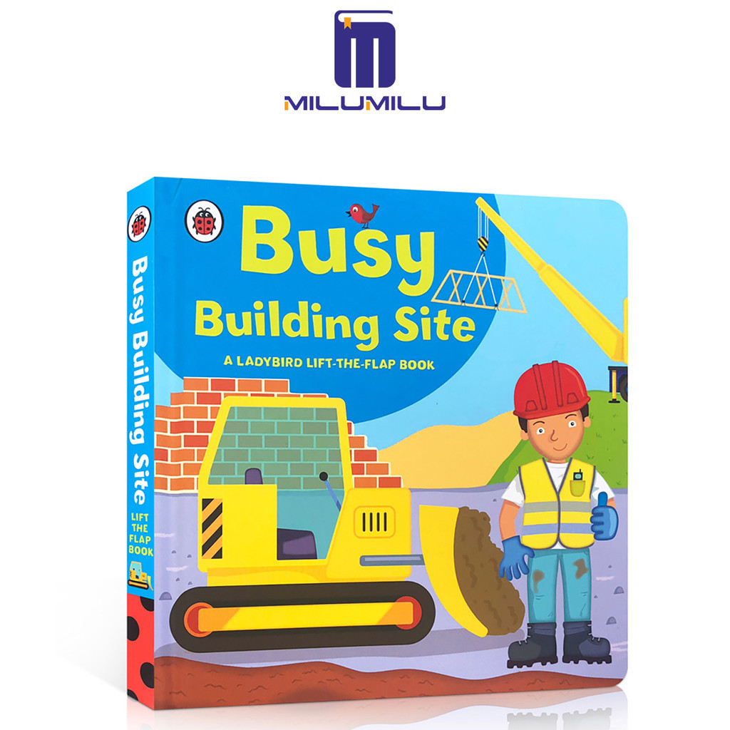 milumilu Busy Building Site Toddler Picture Book Lift-the-flap Book ...