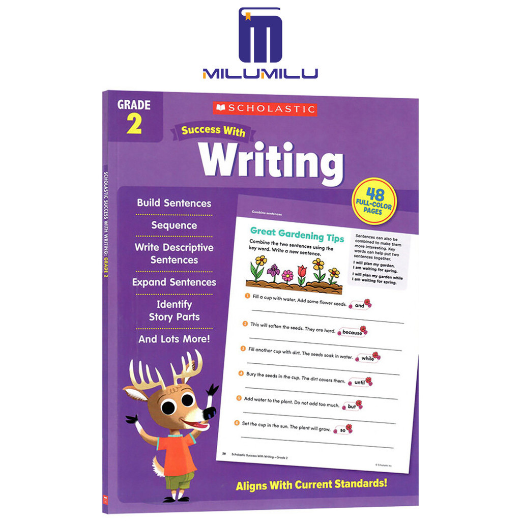 milu Scholastic Success With Writing Grade 2 Exercise Book Textbook ...