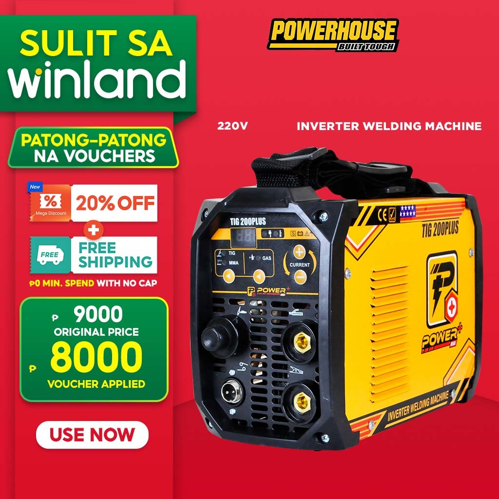 Powerhouse by Winland TIG-200Plus Power+ Inverter Type Tig Welding ...
