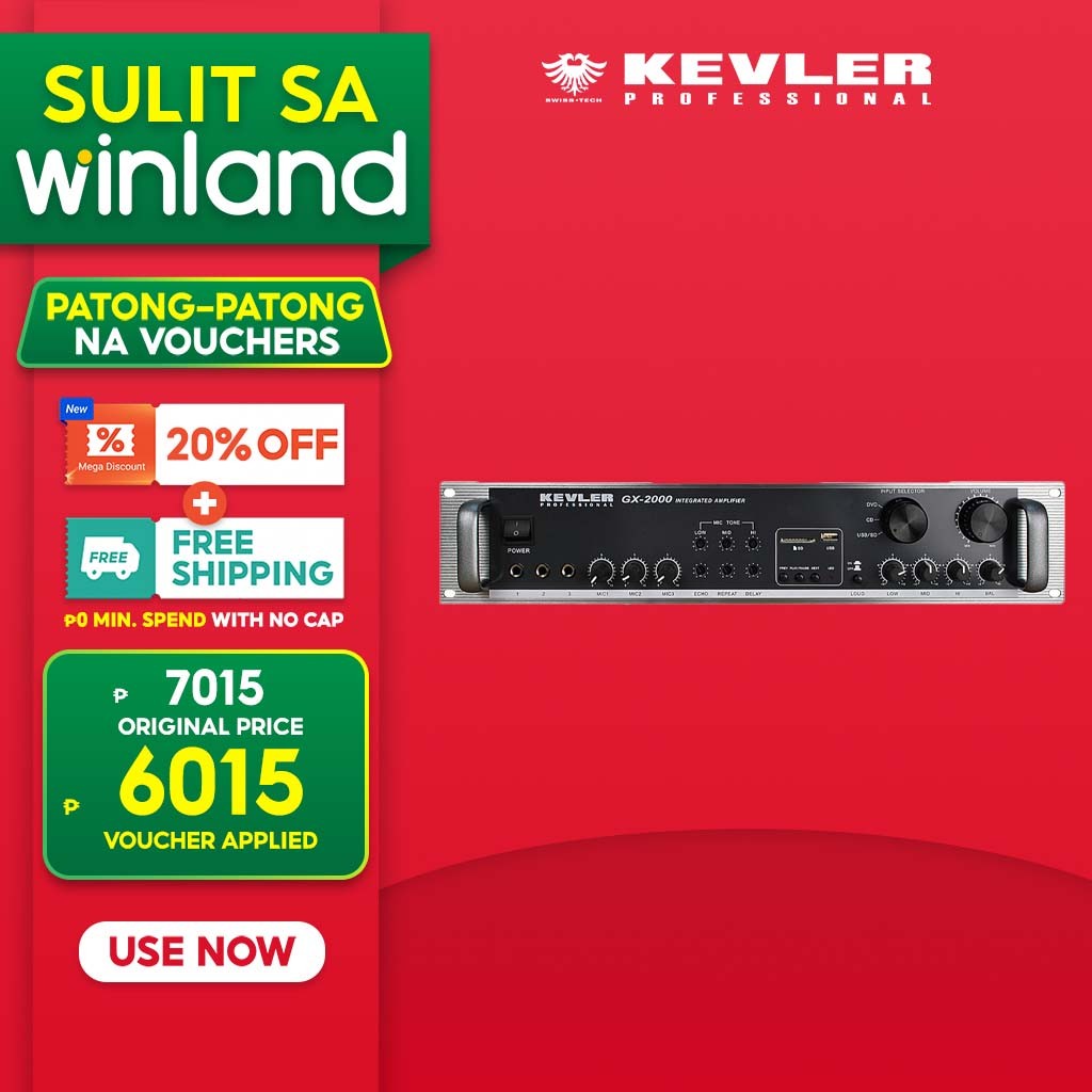 Kevler by Winland GX-2000 Intergrated High Power Amplifier 750W X 2 Max ...