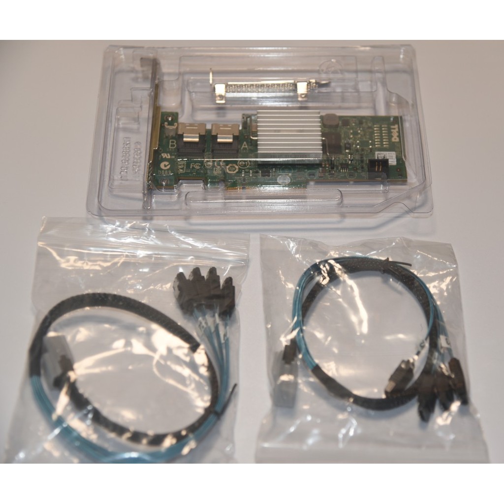 ☏Dell H200 IT Mode SATA / SAS SAS2008 HBA Controller RAID 6Gbps PCIe x8 ...