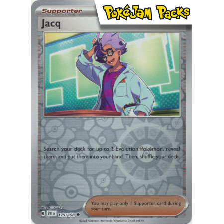 Jacq - 175/198 - Uncommon Reverse Holo - Scarlet & Violet - Pokémon TCG ...