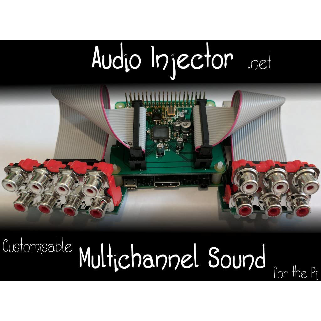 ️Audio Injector OCTO 8 channel sound card for Raspberry Pi HIFI DAC HAT ...