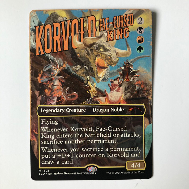 Playtest Card - Korvold, Fae-Cursed King (SLD) | Shopee Philippines