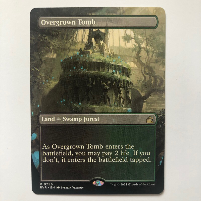 Playtest Card - Overgrown Tomb (RVR) Borderless | Shopee Philippines