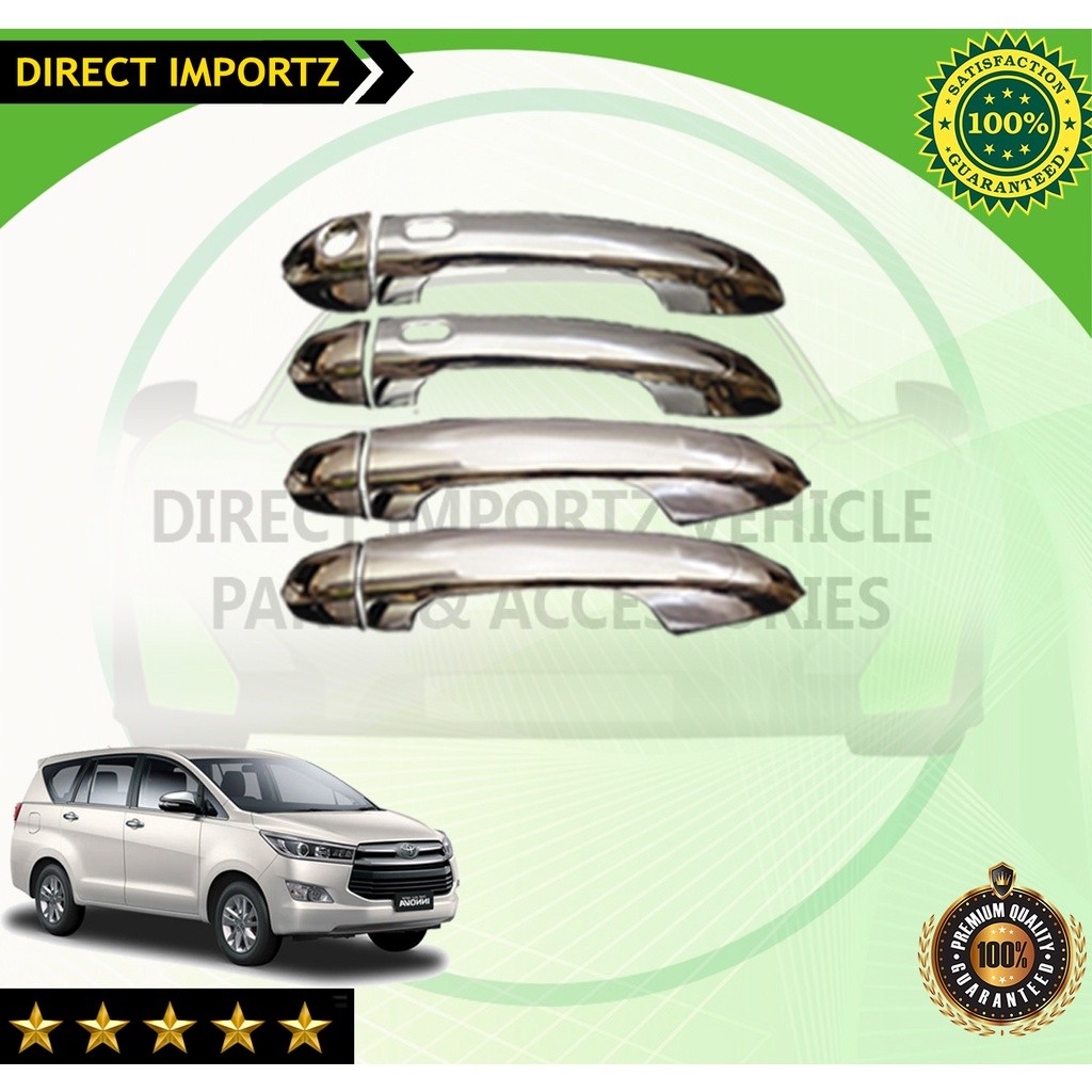 Toyota Innova V 2016 to 2025 Door handle cover chrome 2017 2018 2019 ...